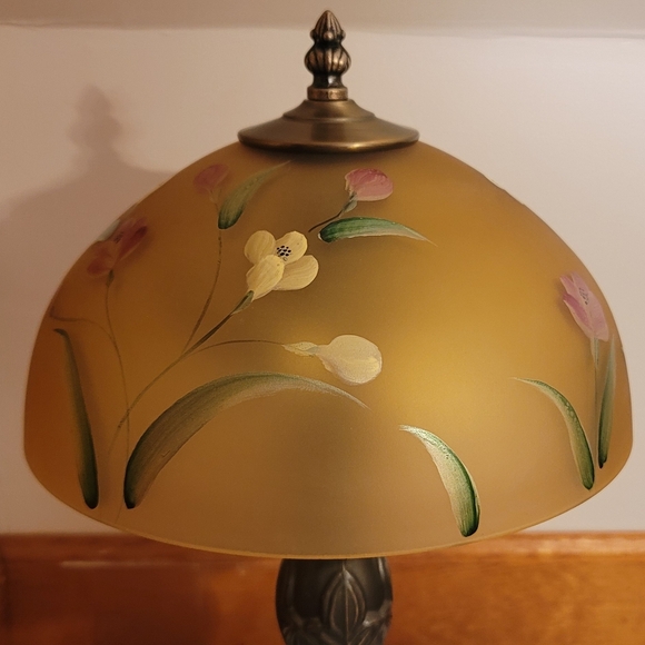 Fenton | Accents | Rare Fenton Lamp Golden Tulip 0 Year Anniversary ...